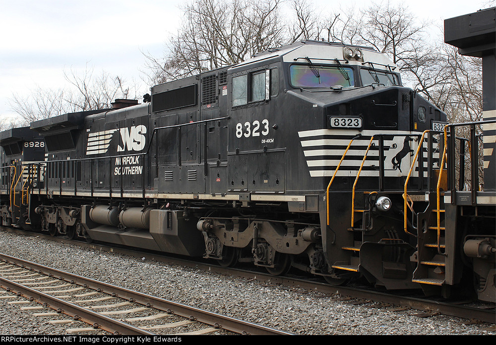 NS C40-8W #8323 on 39G